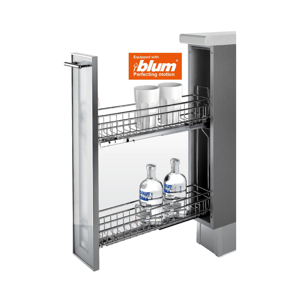 SERIE “CROMATICA”- COŞ JOLLY INOXA - BLUM 2110Y / 3104Y - MCH